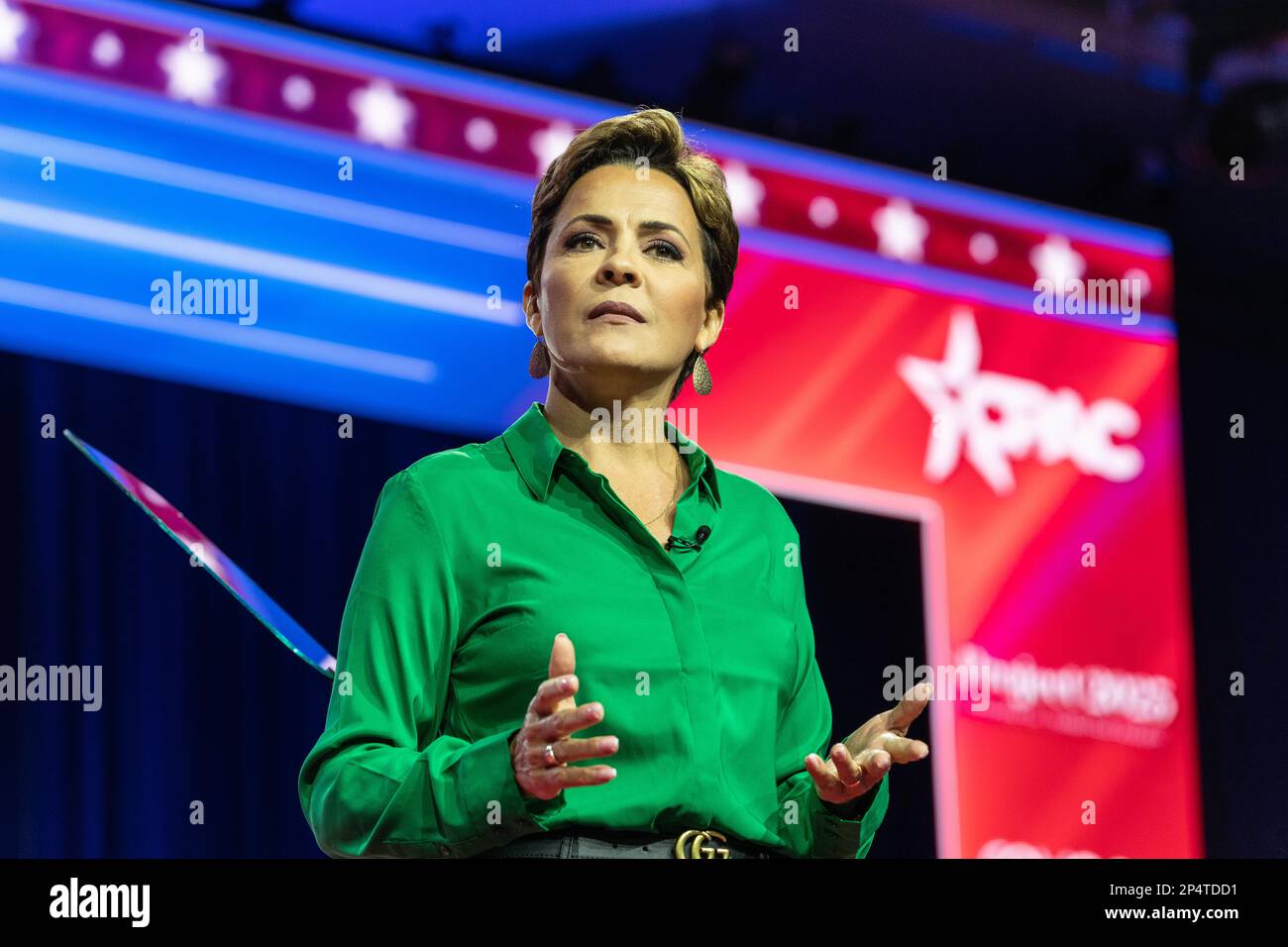 Kari Lake speaks on the 3rd day of CPAC Washington, DC conference at ...