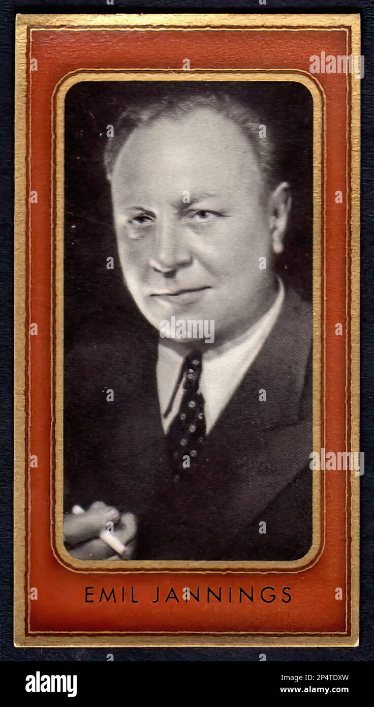 Actor jannings hi-res stock photography and images - Alamy