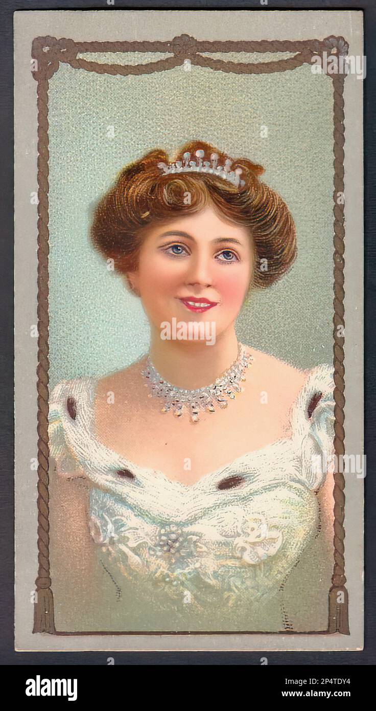 Portrait of actress Miss Isabel Jay - Vintage Cigarette Card Stock ...