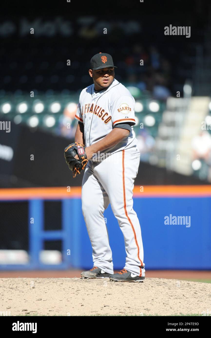San Francisco Giants pitcher Jean Machi (63) during game against the ...