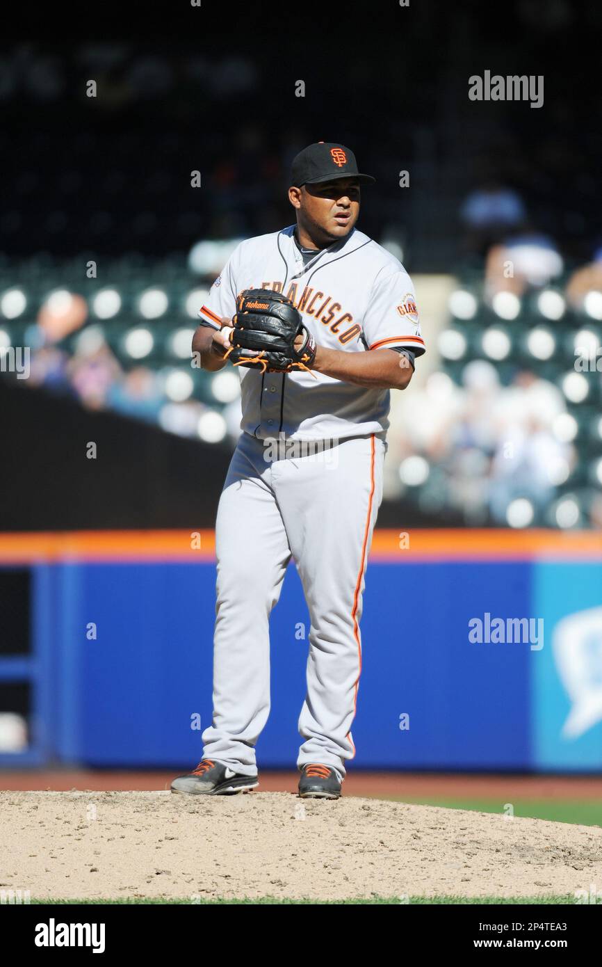 San Francisco Giants pitcher Jean Machi (63) during game against the ...