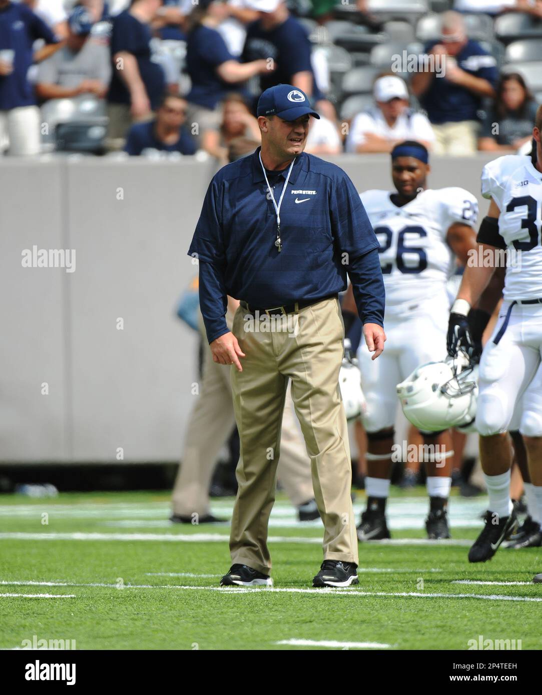 Penn State University Nitty Lions Head Coach Bill O'Brien during game ...