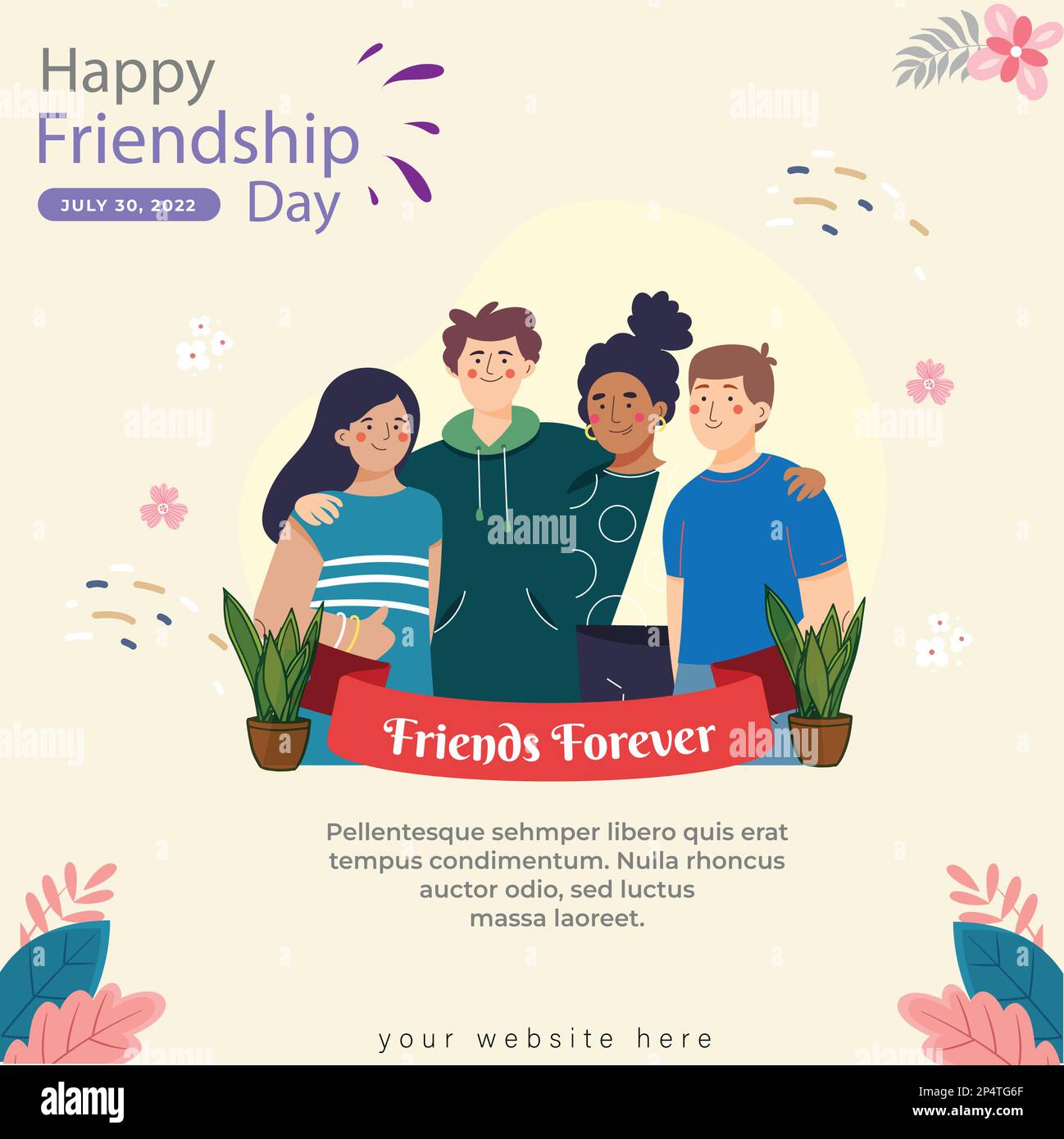 These four young Stock Vector Images - Alamy