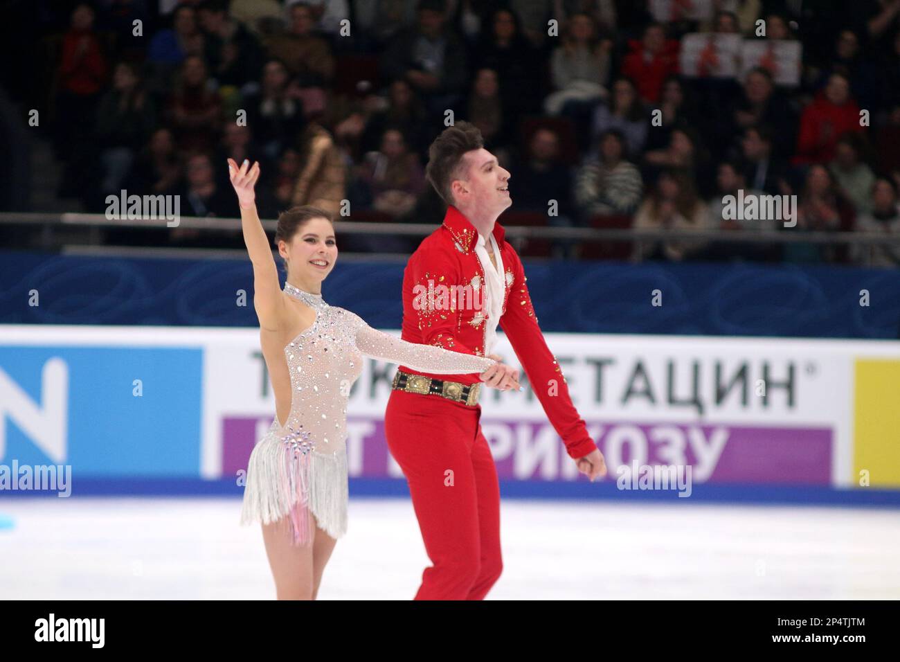 Saint Petersburg, Russia. 05th Mar, 2023. Anastasia Mishina and ...