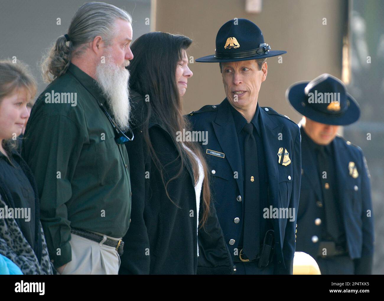 Brownsville Port of Entry Director Michael Freeman, second from right ...