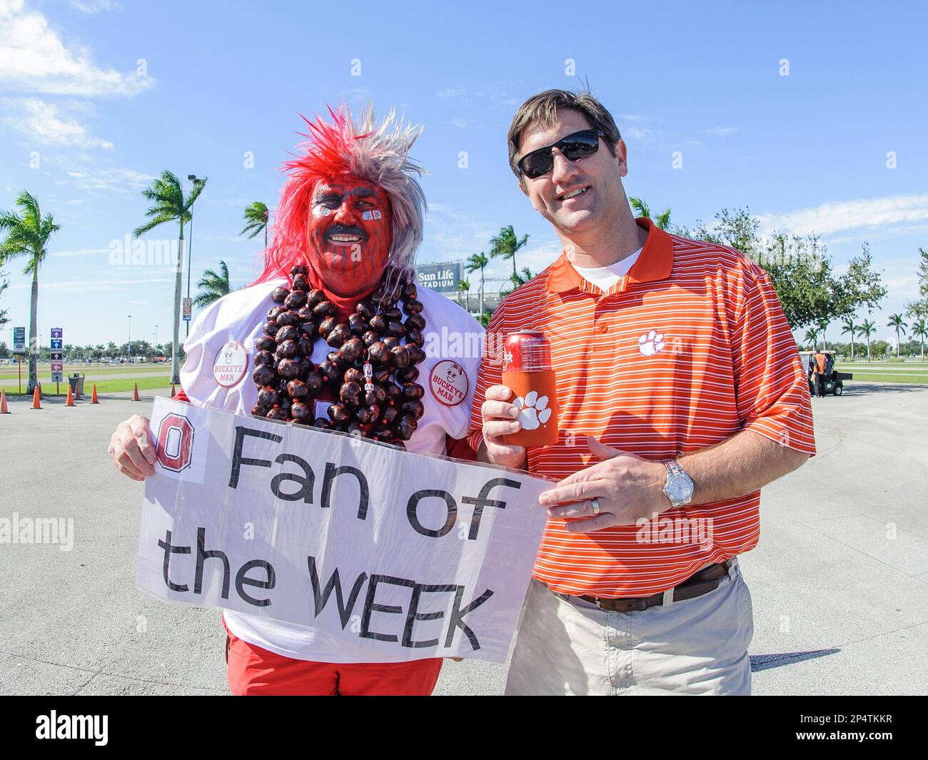 January 3, 2014 - Miami Gardens, Florida, U.S: Super Fan Larry ...