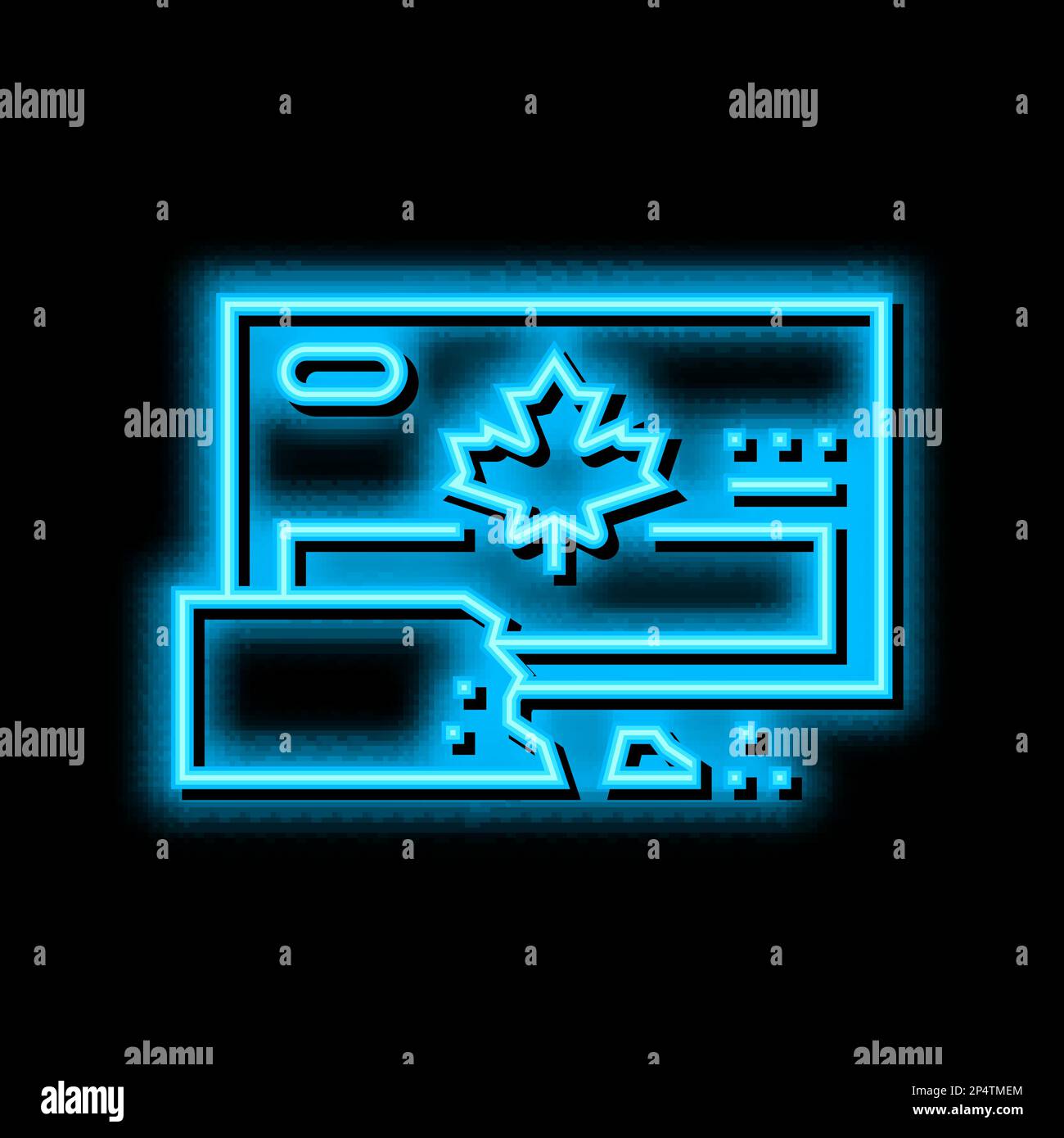 hard maple sugar neon glow icon illustration Stock Vector Image & Art ...