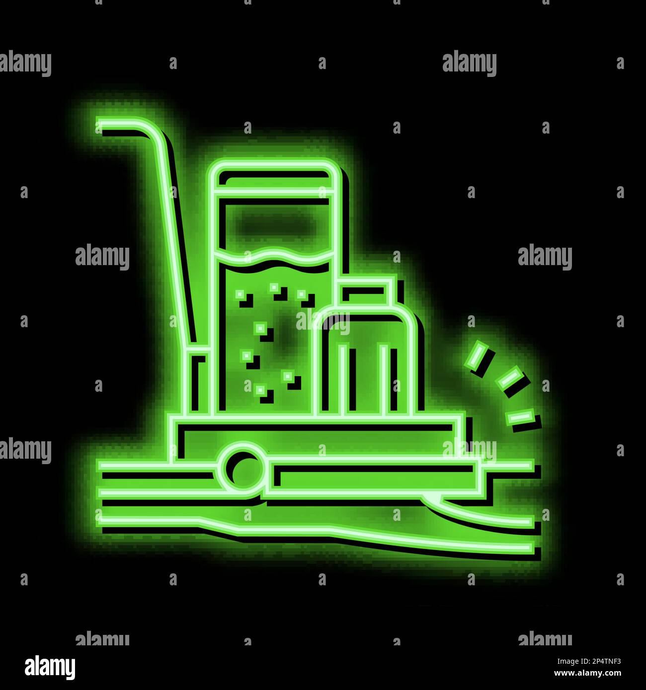 tool carrier trolley neon glow icon illustration Stock Vector Image ...