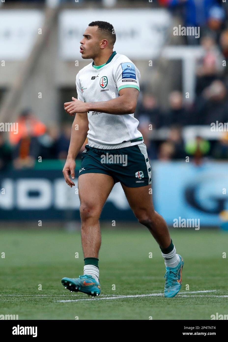 London Irish's Will Joseph in action during the Gallagher Premiership ...