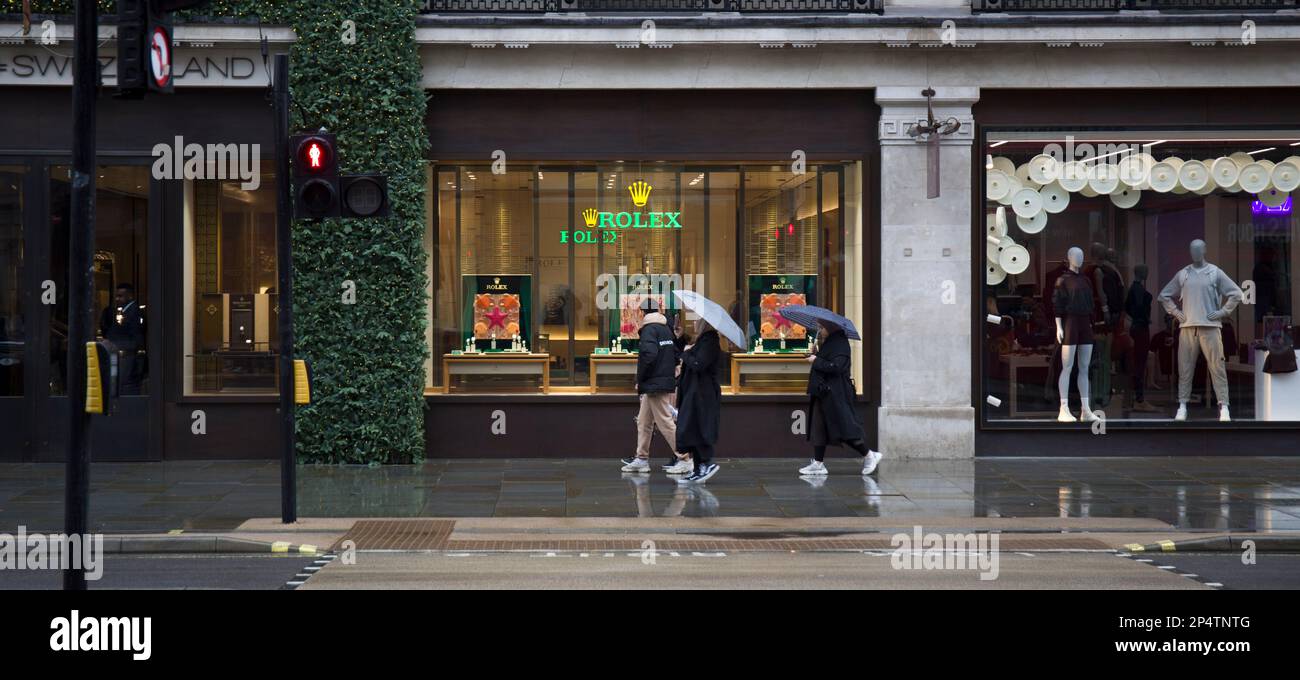 Regent Street Iconic London Shopping Street Stock Photo - Alamy