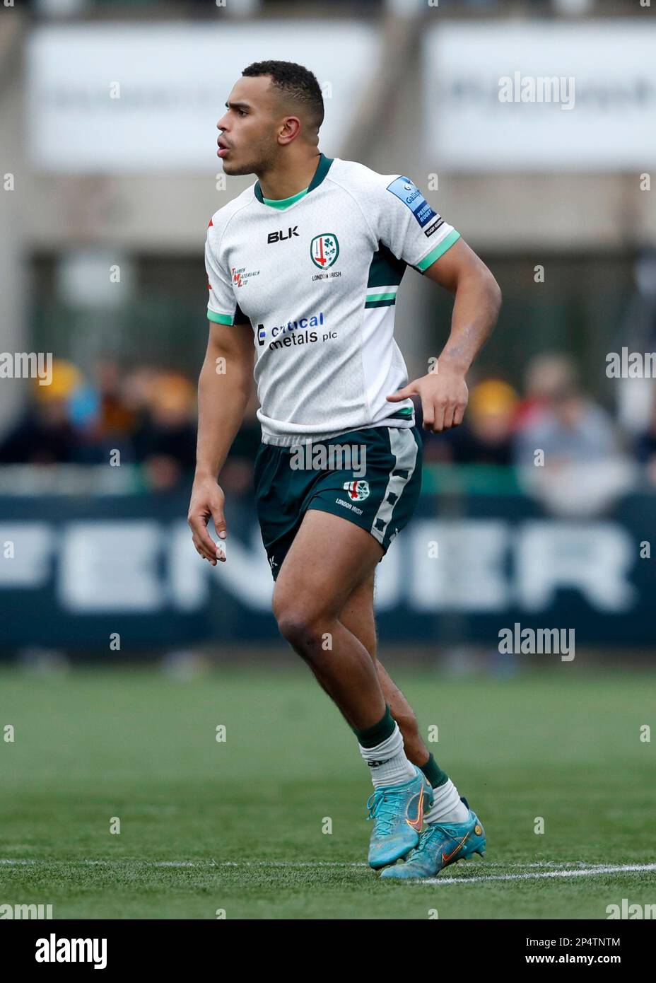 London Irish's Will Joseph in action during the Gallagher Premiership ...