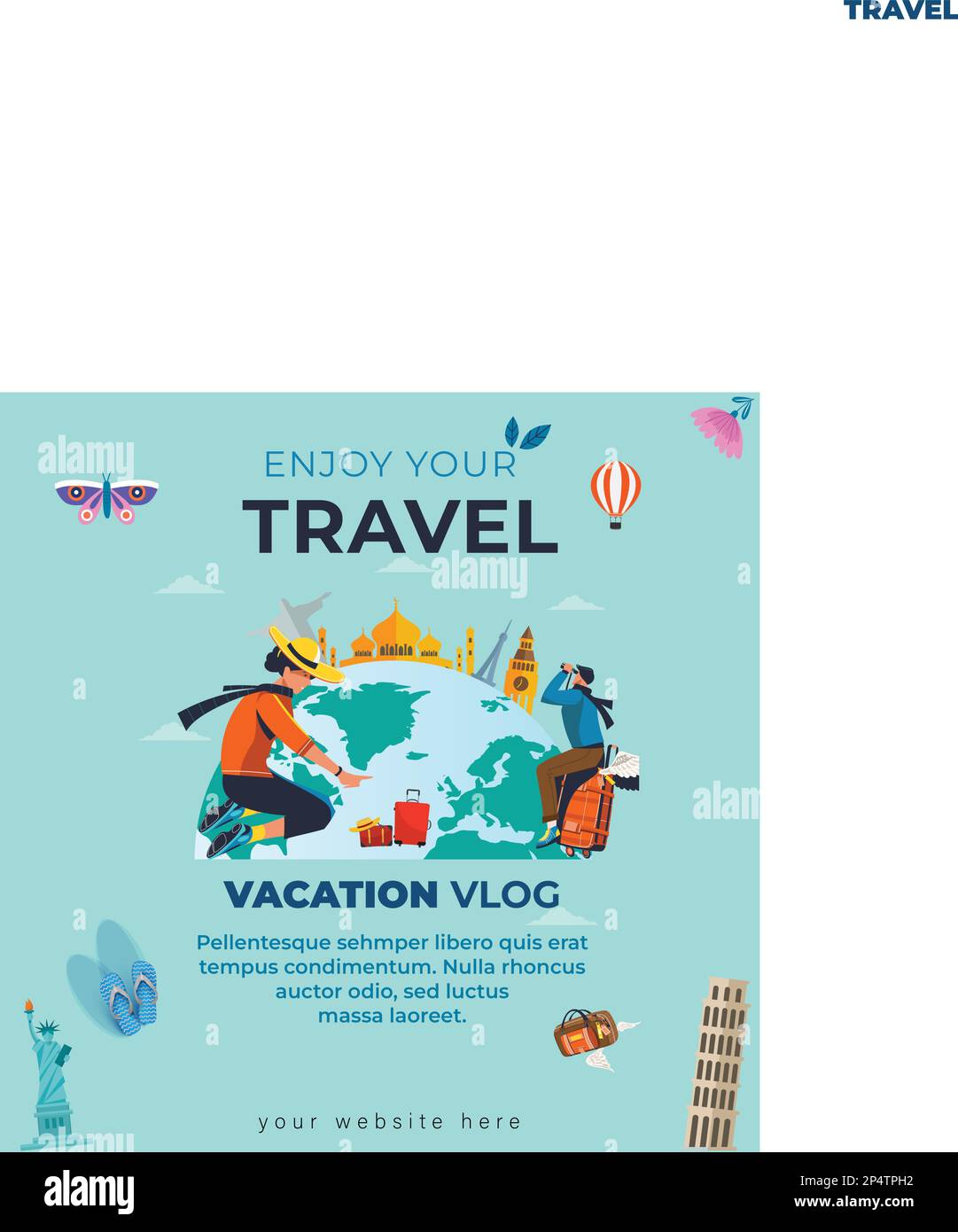 World Tourism Day. Travel concept Stock Vector Image & Art - Alamy