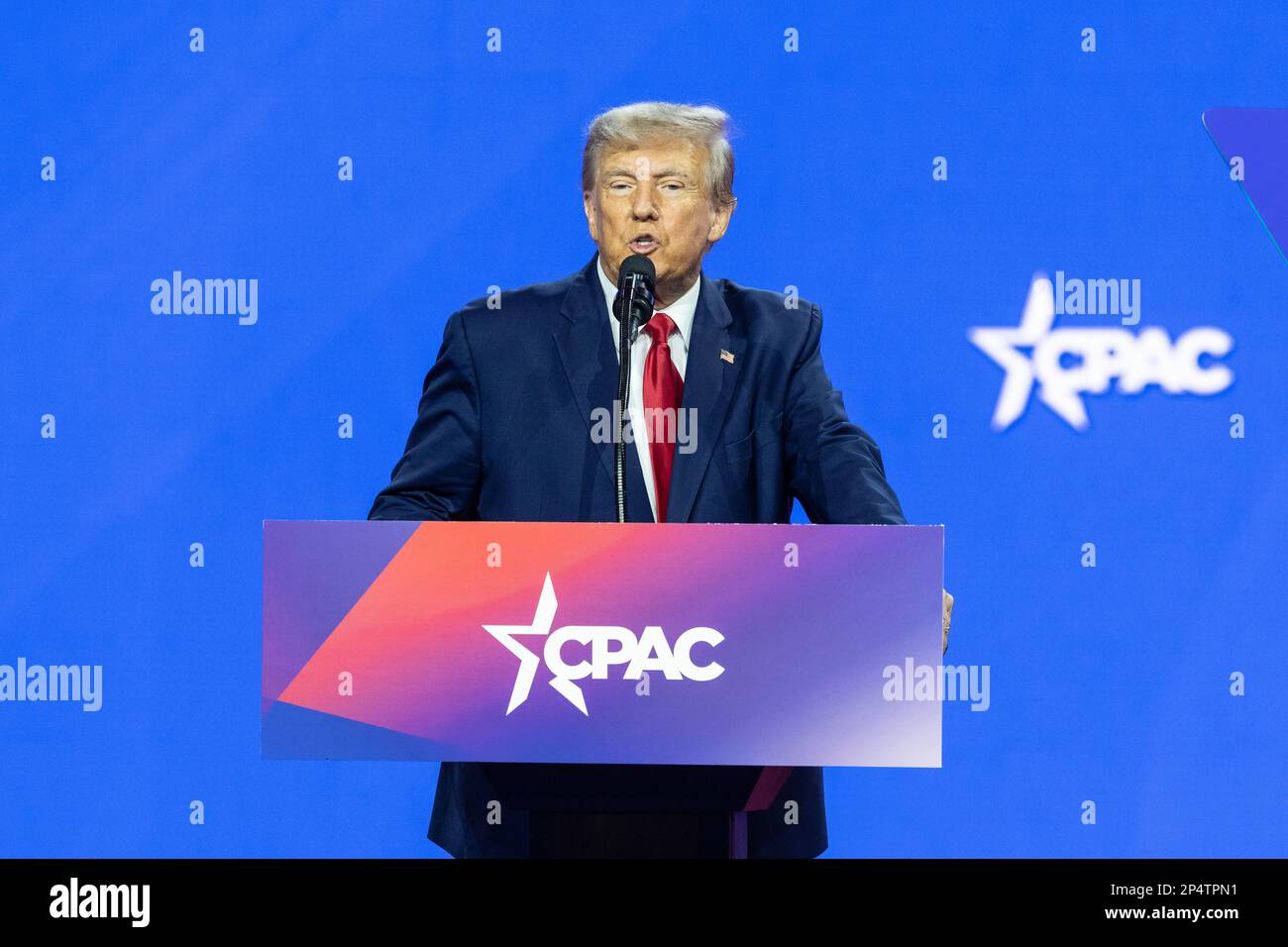 Donald J. Trump, 45th President of the United States speaks on the 3rd ...