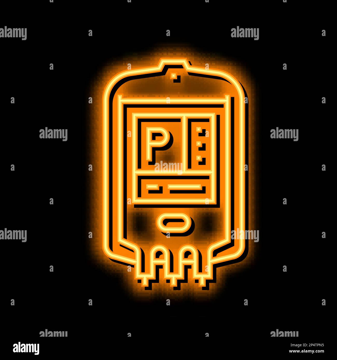 plasma packaging neon glow icon illustration Stock Vector Image & Art ...