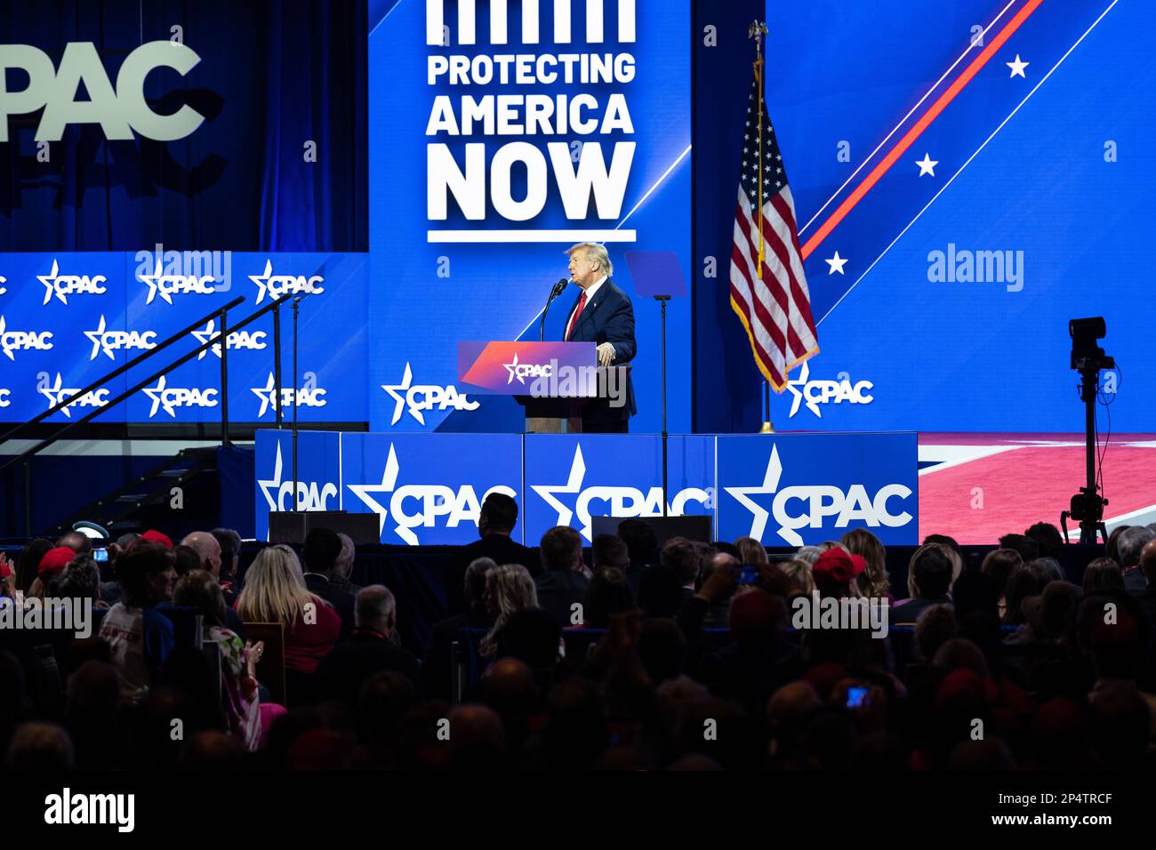 Donald J. Trump, 45th President of the United States speaks on the 3rd ...