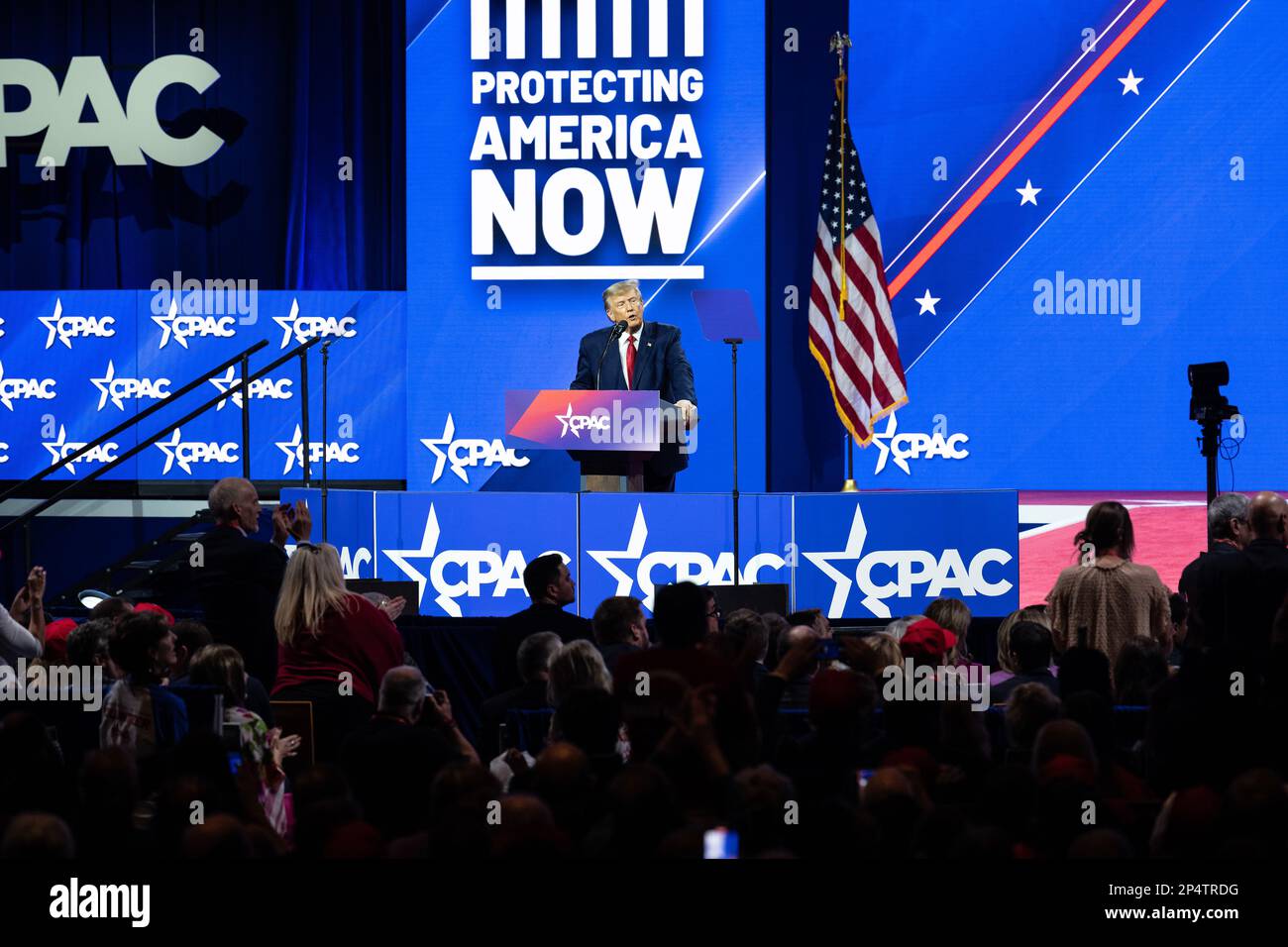 Donald J. Trump, 45th President of the United States speaks on the 3rd ...