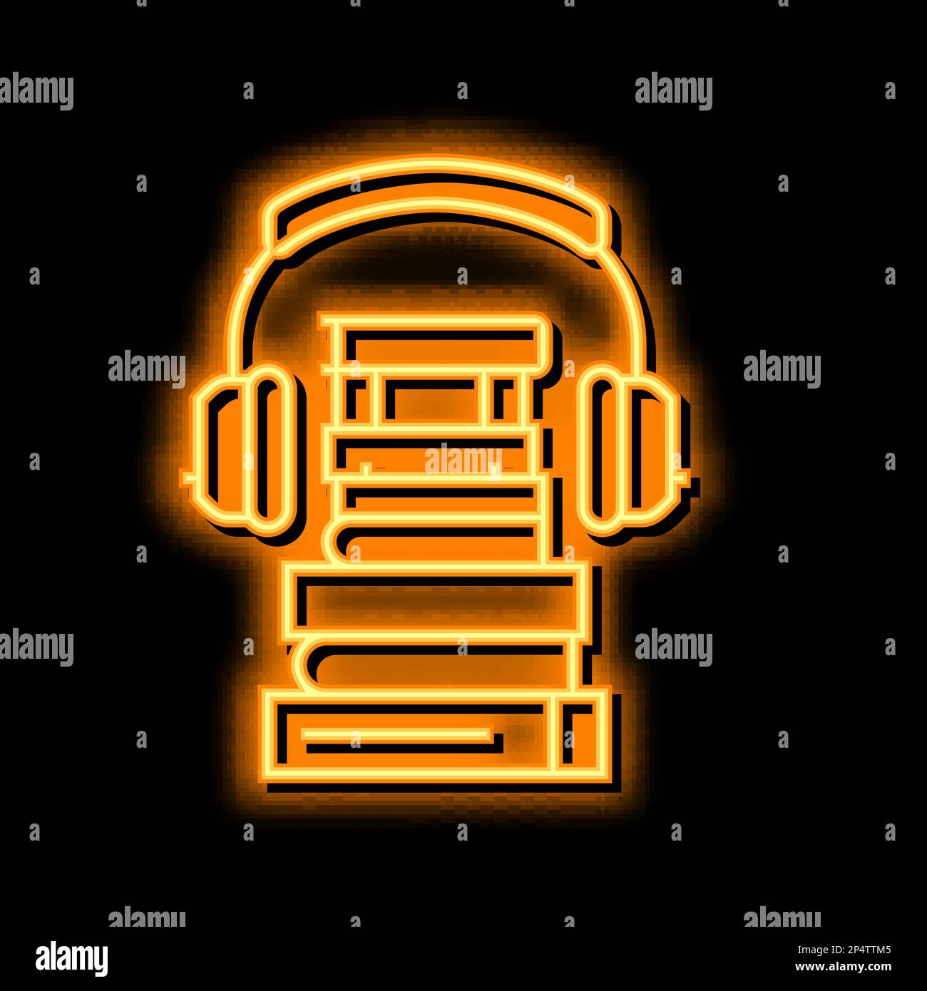 audiobook for listen neon glow icon illustration Stock Vector Image ... audiobook for listen neon glow icon illustration Stock Vector Image ...