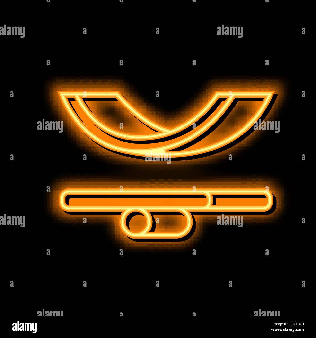 balance board neon glow icon illustration Stock Vector Image & Art - Alamy