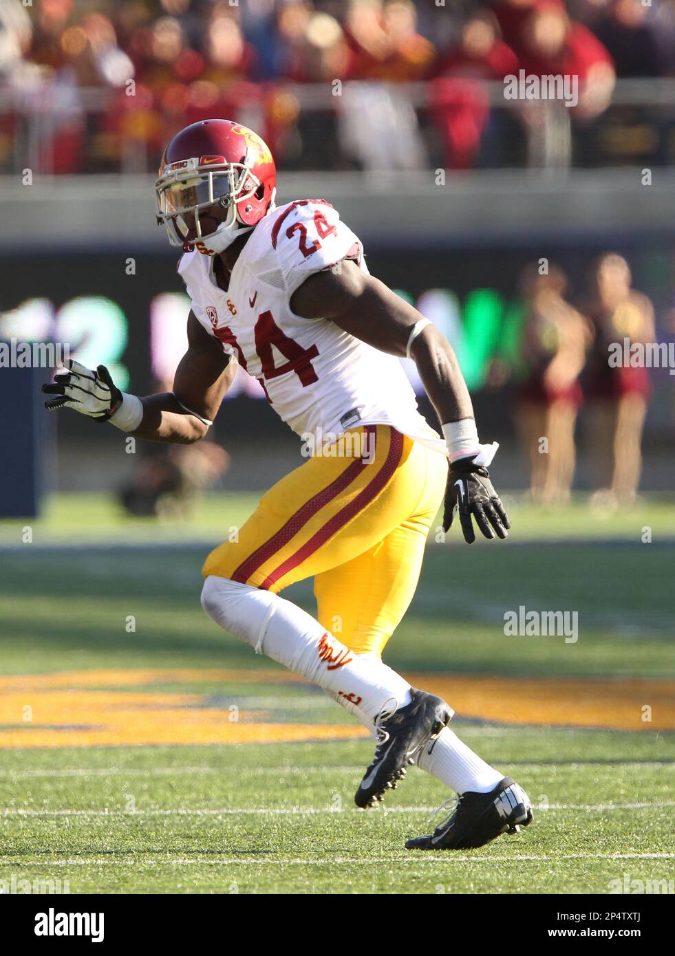 USC Trojans Demetrius Wright (24) during a game against the Cal Golden Bears on November 9, 2013 ...