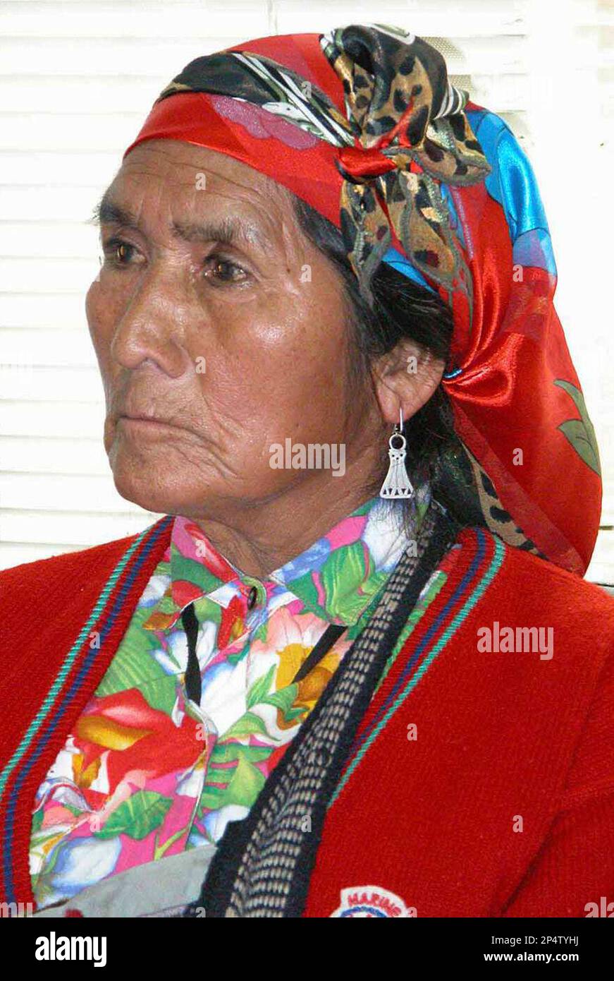 FILE - This undated file photo shows Mapuche Indian leader Nicolasa ...
