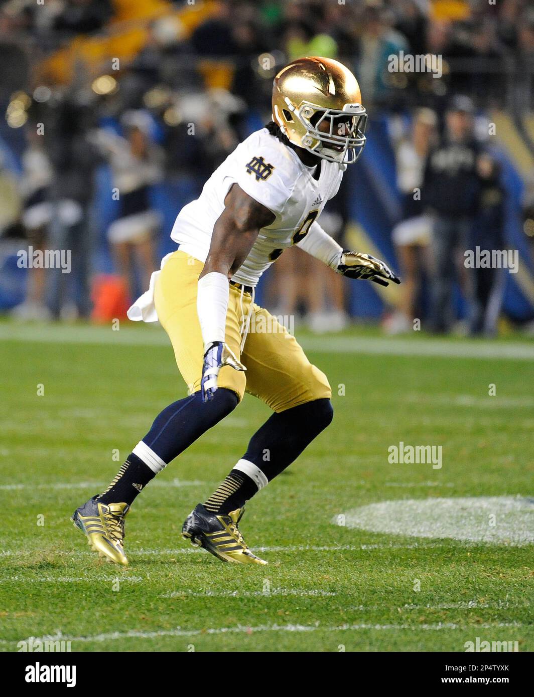 Notre Dame Fighting Irish Jaylon Smith (9) during a game against the ...