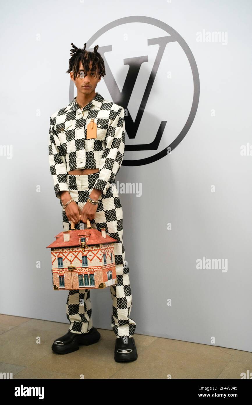 Jaden Smith attends the Louis Vuitton Fall/Winter 2023-2024 ready-to-wear collection presented ...