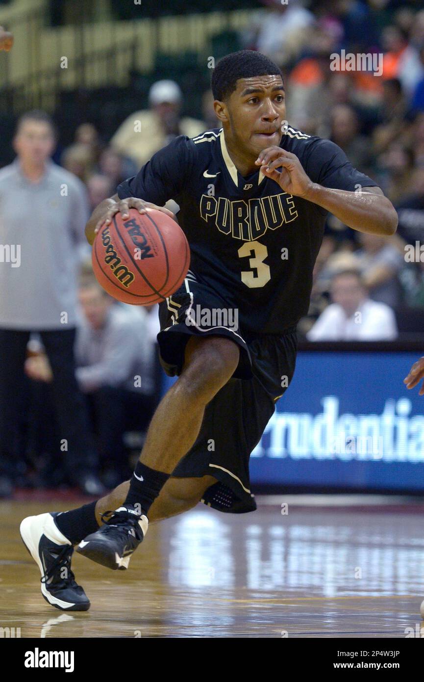 Purdue guard Ronnie Johnson (3) drives to the basket during the first ...