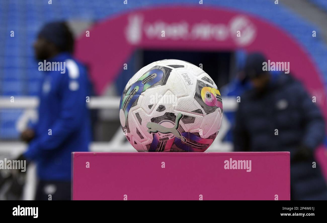 KYIV, UKRAINE - MARCH 4, 2023 - The ball is pictured before the 2022 ...