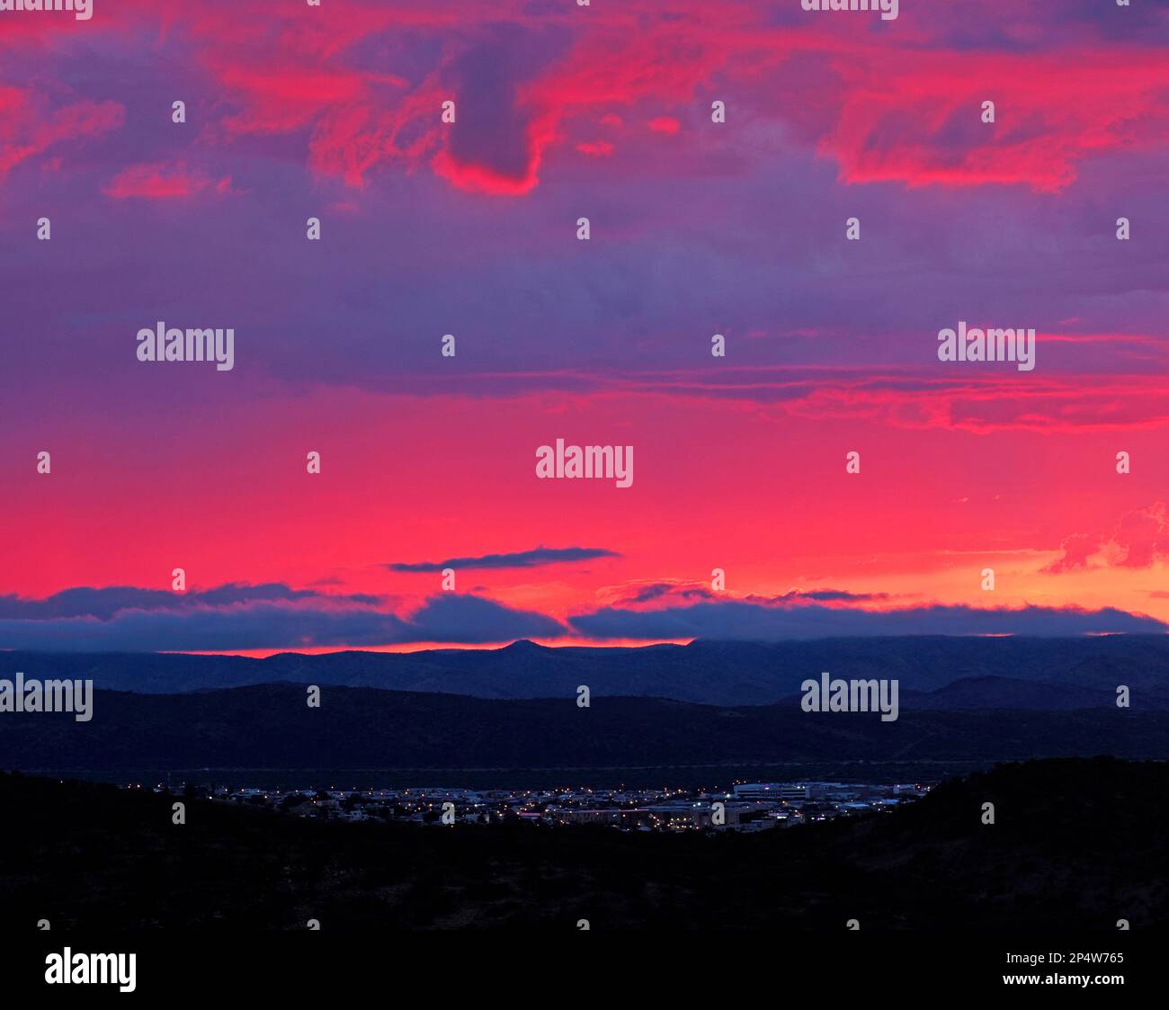 Windhoek, Namibia, at sunset, January Stock Photo - Alamy