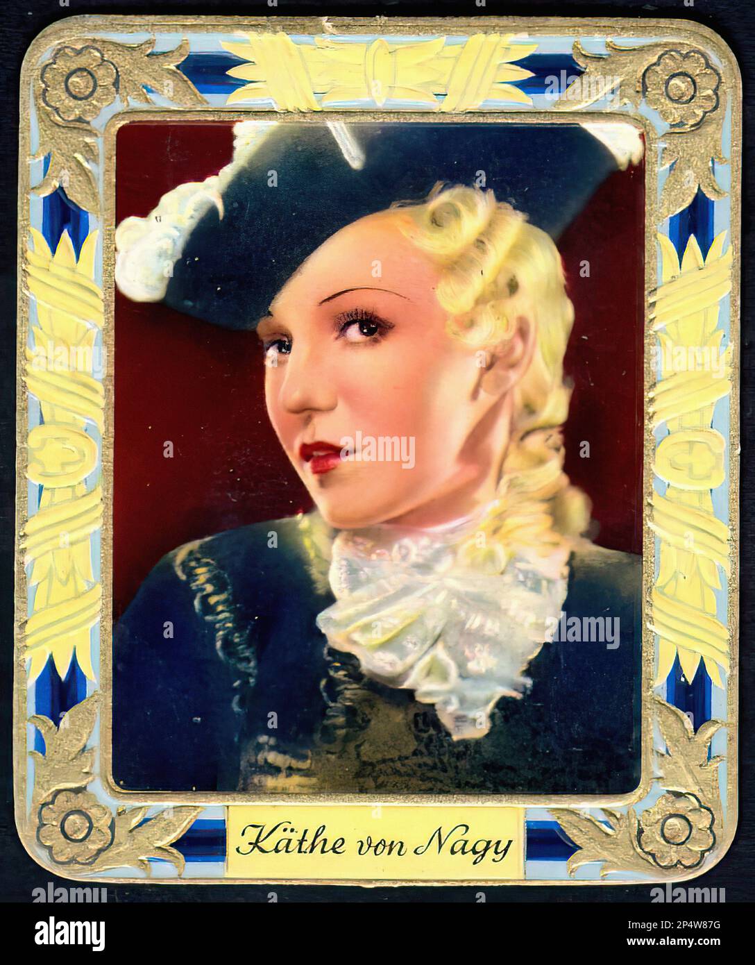 Portrait of Kathe von Nagy 00013 - Vintage German Cigarette Card Stock ...