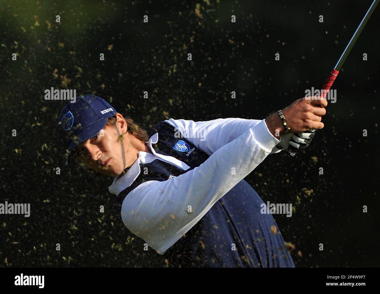 Denmark's Thorbjorn Olesen take part in the Royal Trophy-Europe vs Asia ...