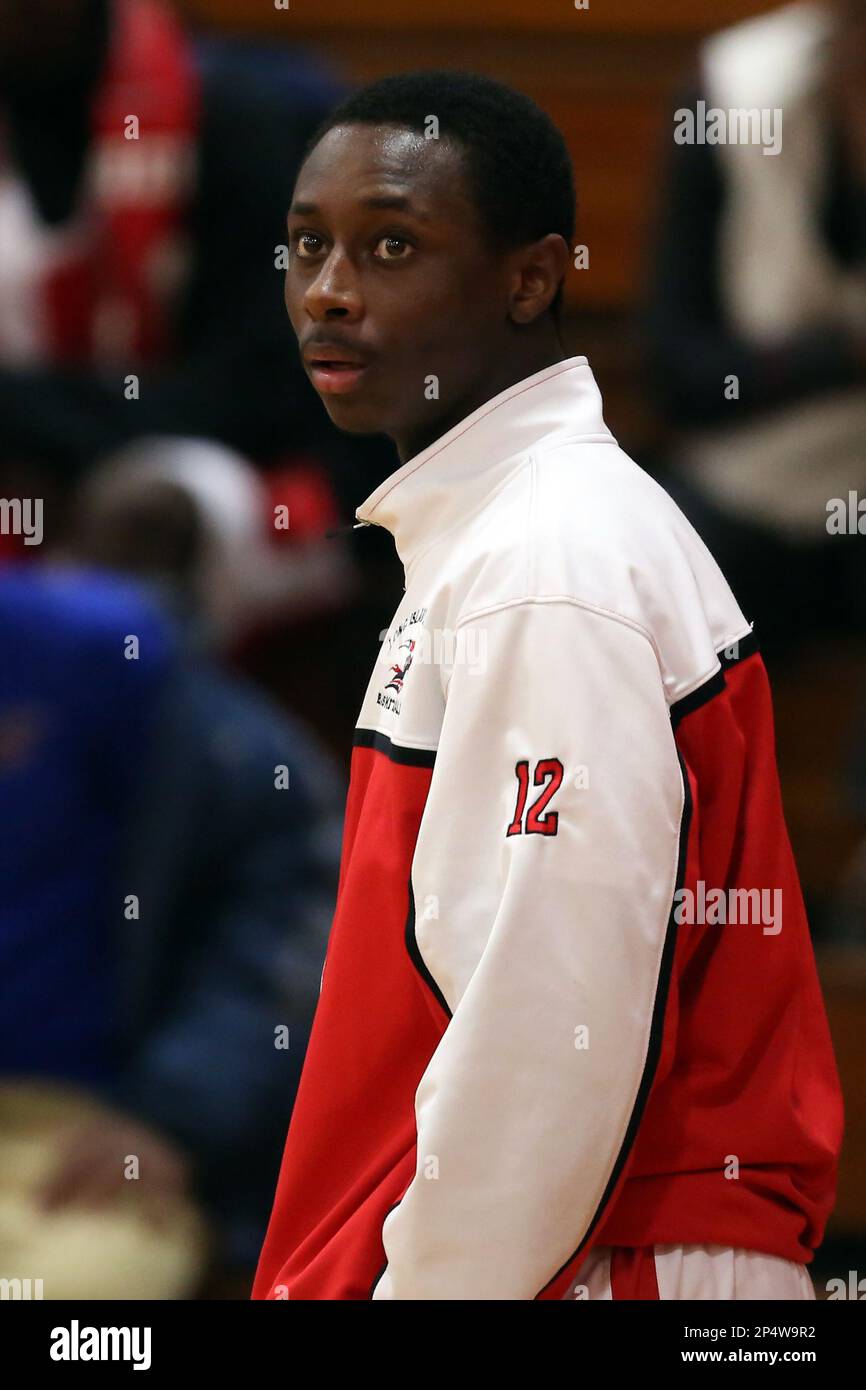 Long Island Lutheran Crusaders Chris Atkinson #10 is seen in warmups ...