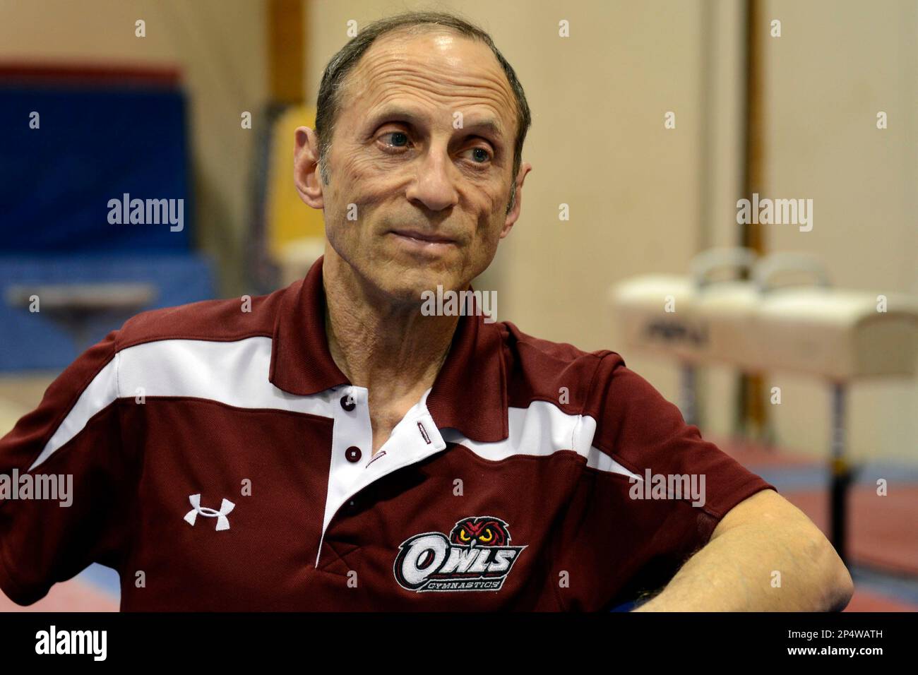 In this Dec. 6, 2013, photo, Temple men's gymnastics coach Fred Turoff ...