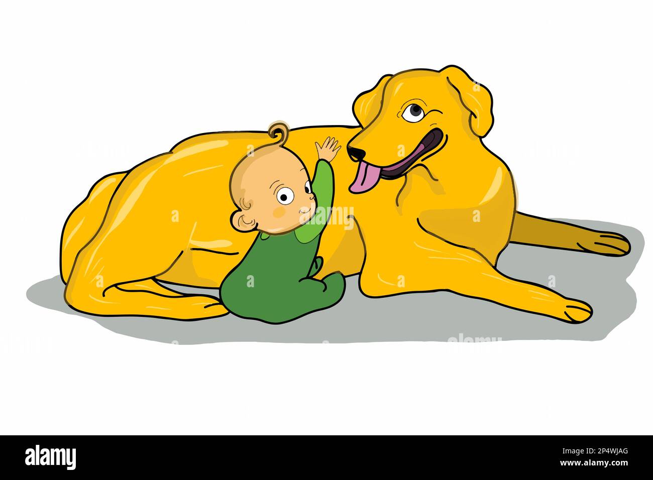 Cute dog home Cut Out Stock Images & Pictures - Alamy