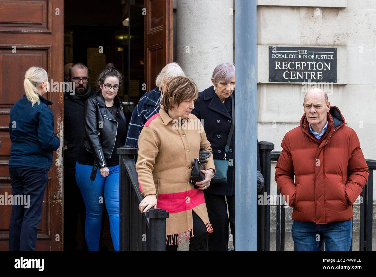 Natalie McNally's mother Bernie (second right) and brother Brendan ...