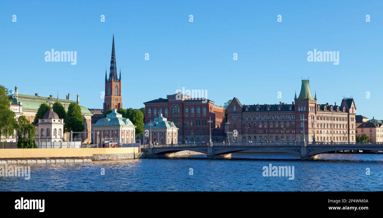 Stockholm, Sweden - June 22 2019: The House of Nobility (Swedish: Riddarhuset), the Old National ...