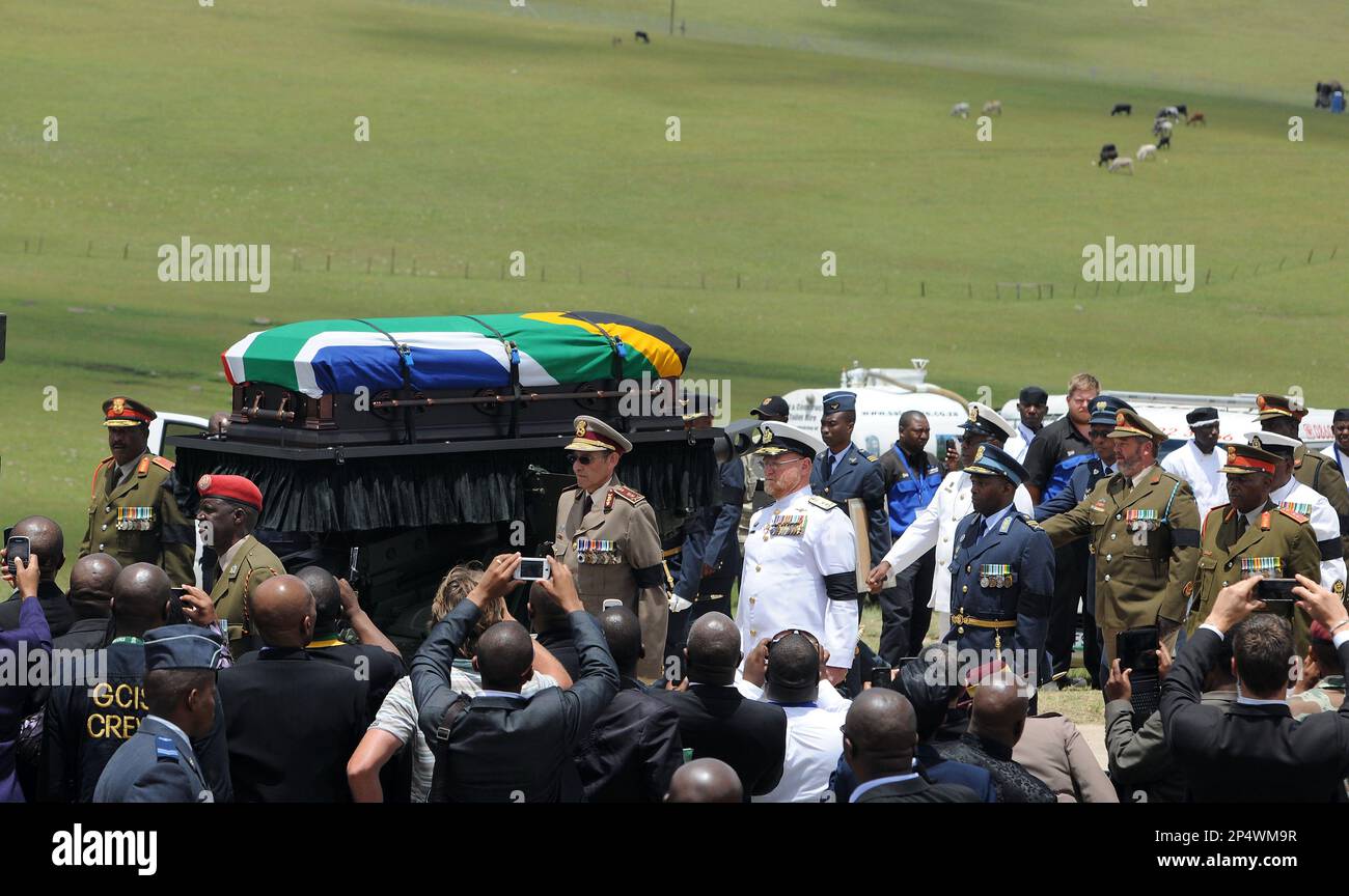 Nelson Mandela Funeral Casket Nelson Mandela’s ‘long