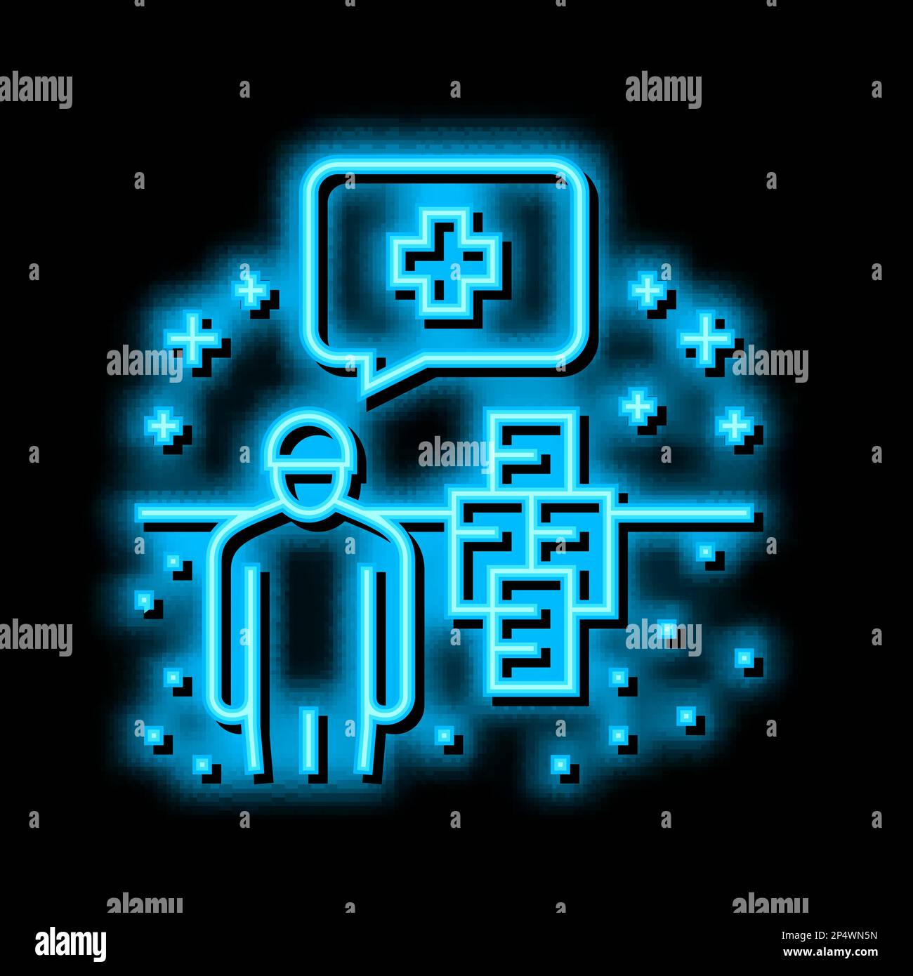 soil remediation neon glow icon illustration Stock Vector Image & Art ...