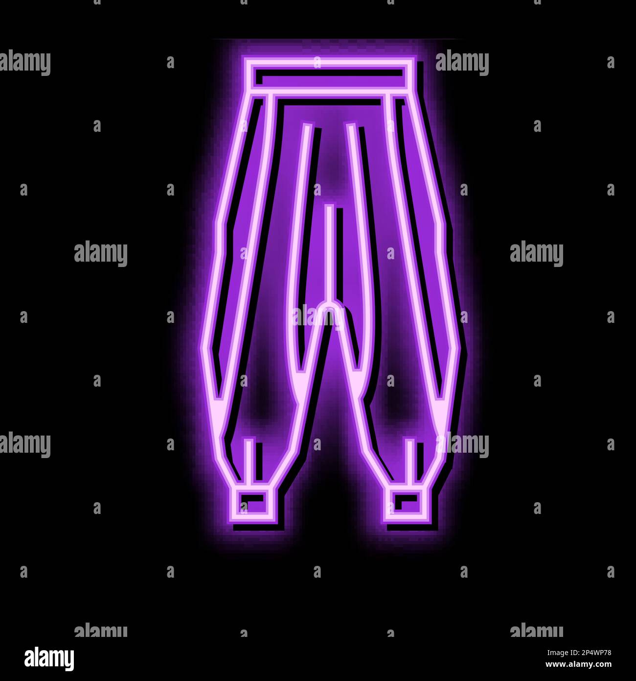 Harem Pants Clothes Color Icon Vector Illustration Stock Vector Image