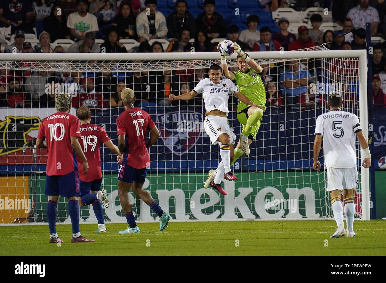 Frisco, USA. 04th Mar, 2023. LA Galaxy forward Dejan Joveljic and FC ...