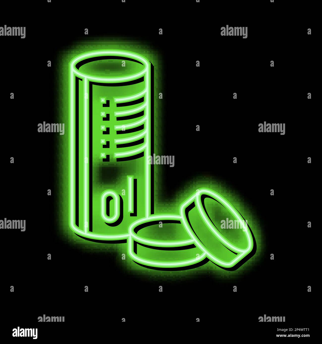 self-igniting coal neon glow icon illustration Stock Vector Image & Art ...