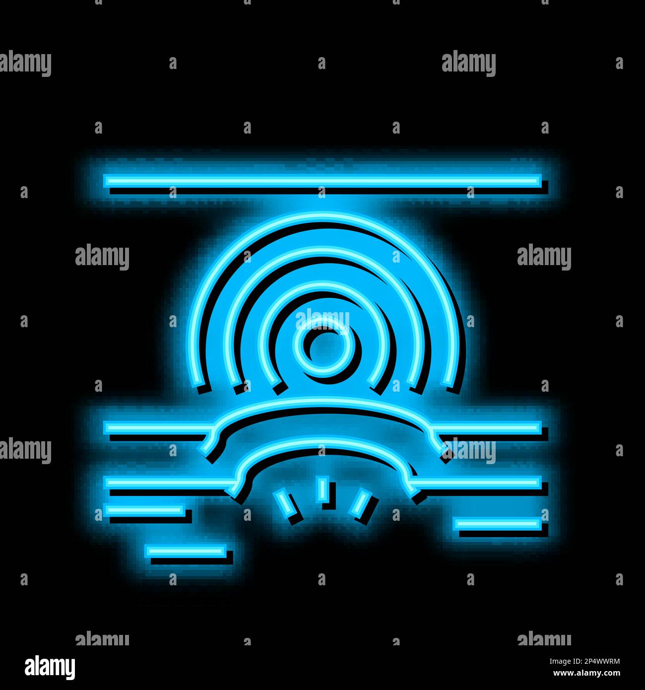 pain health problem neon glow icon illustration Stock Vector Image ...