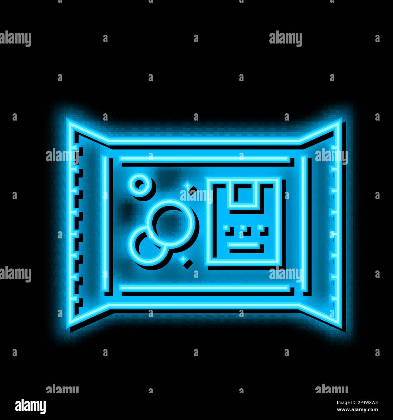 organic laundry soap neon glow icon illustration Stock Vector Image ...