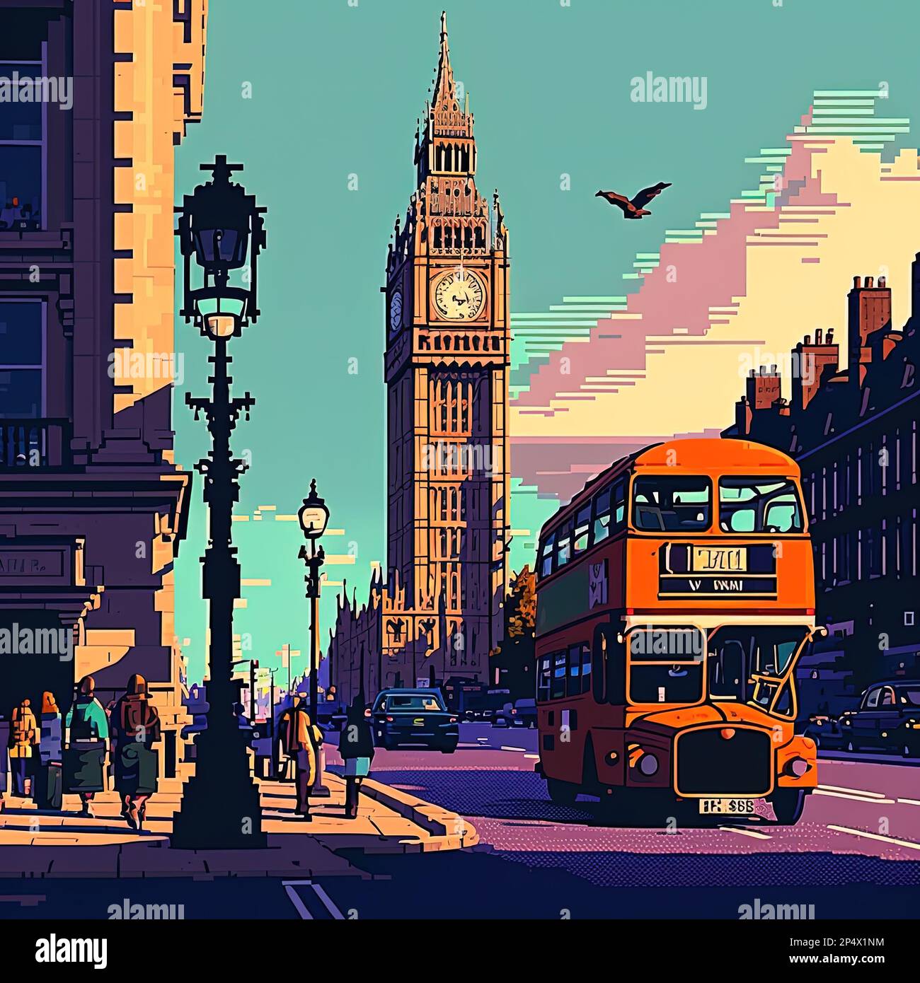 Big ben digital art hi-res stock photography and images - Alamy