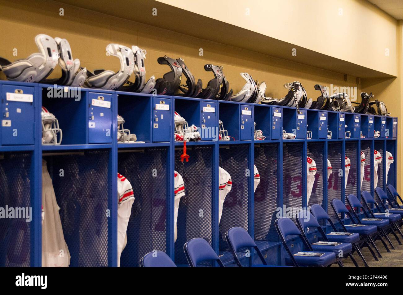 Dec 7, 2013 - Indianapolis, IN, U.S. - A general view of the Ohio State ...
