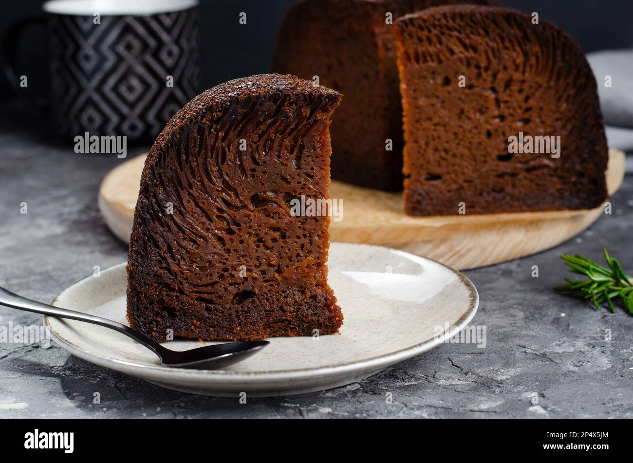 Baba Neagra, Black Baba, Traditional Moldavian Dessert, also known in ...