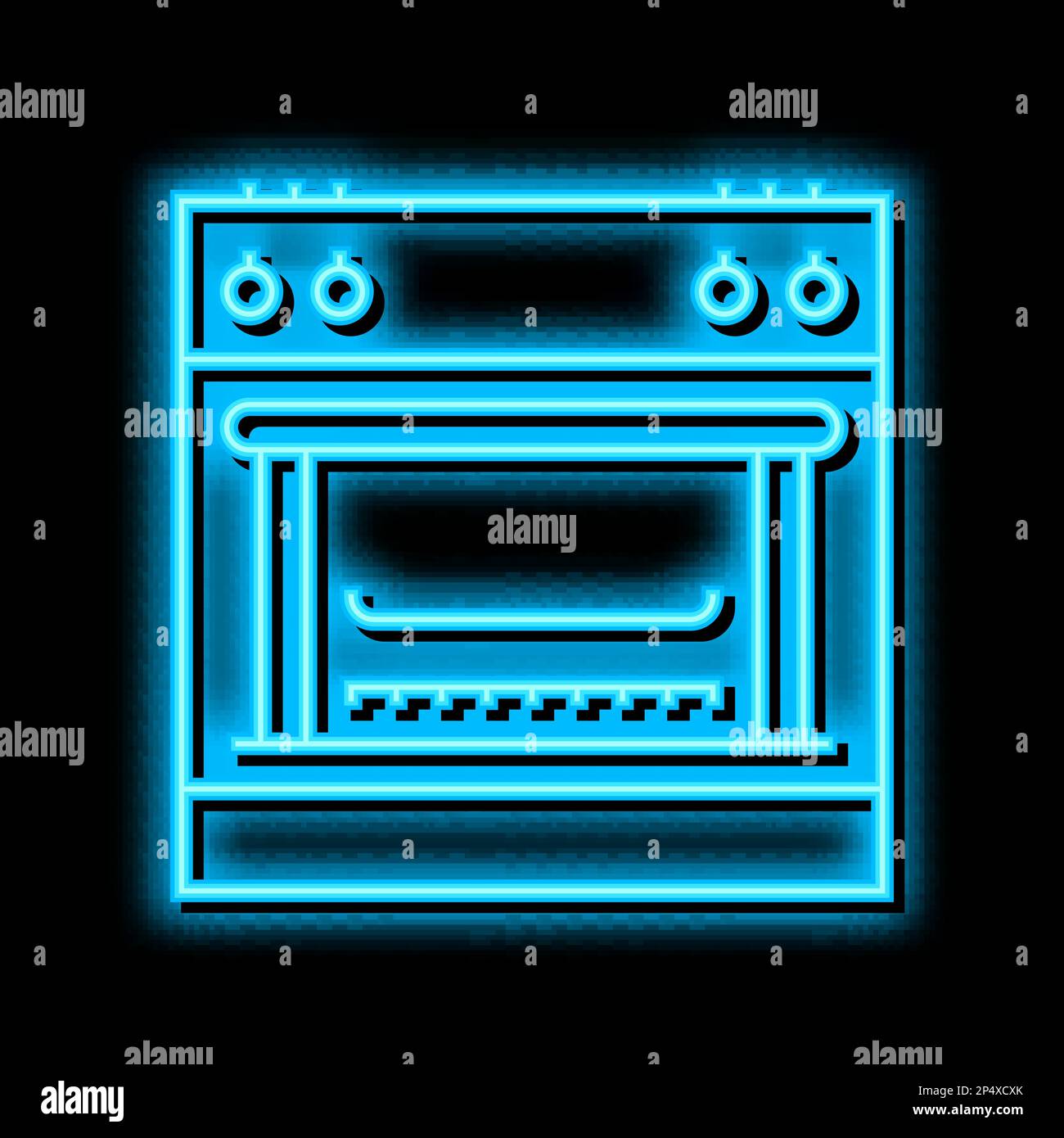 Range cooker gas Stock Vector Images - Alamy