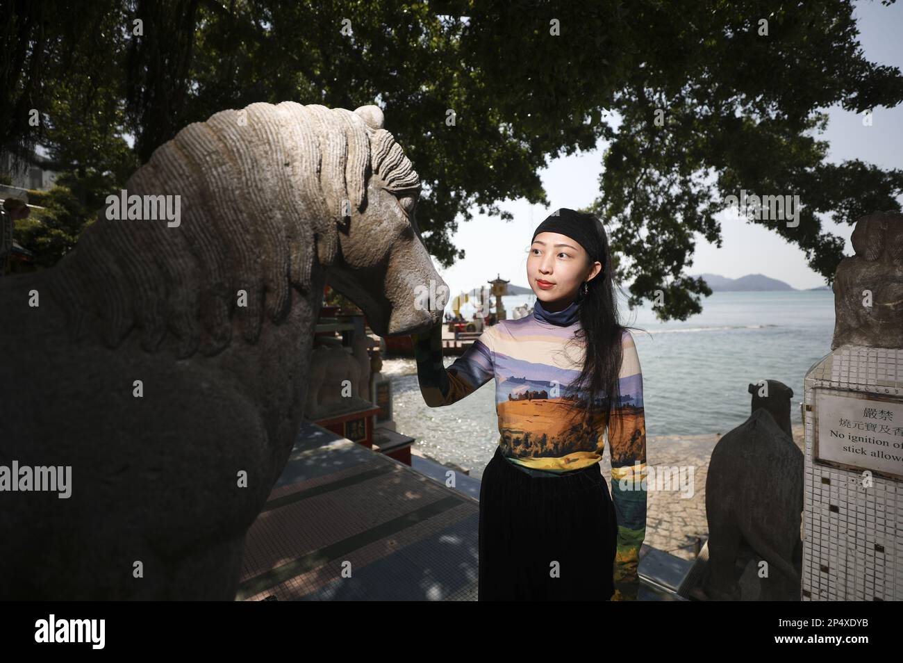 Vaevae Chan Ka-yung photographed in Repulse Bay. 23FEB23 SCMP / Xiaomei Chen Stock Photo - Alamy