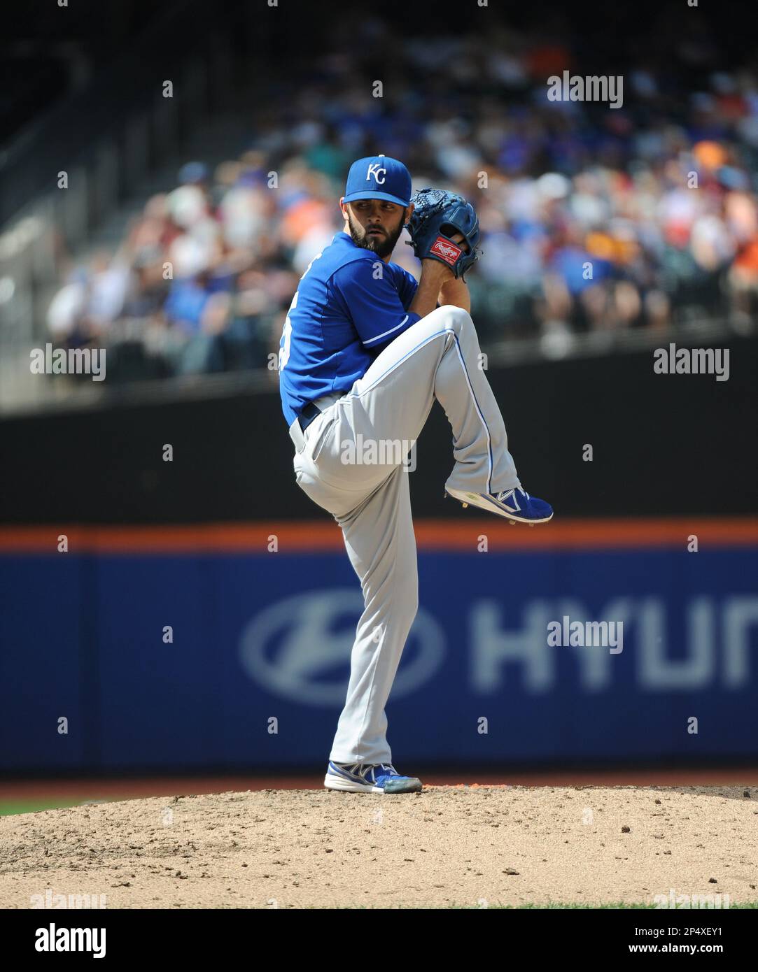 Kansas City Royals pitcher Tim Collins (55) during game against the New ...