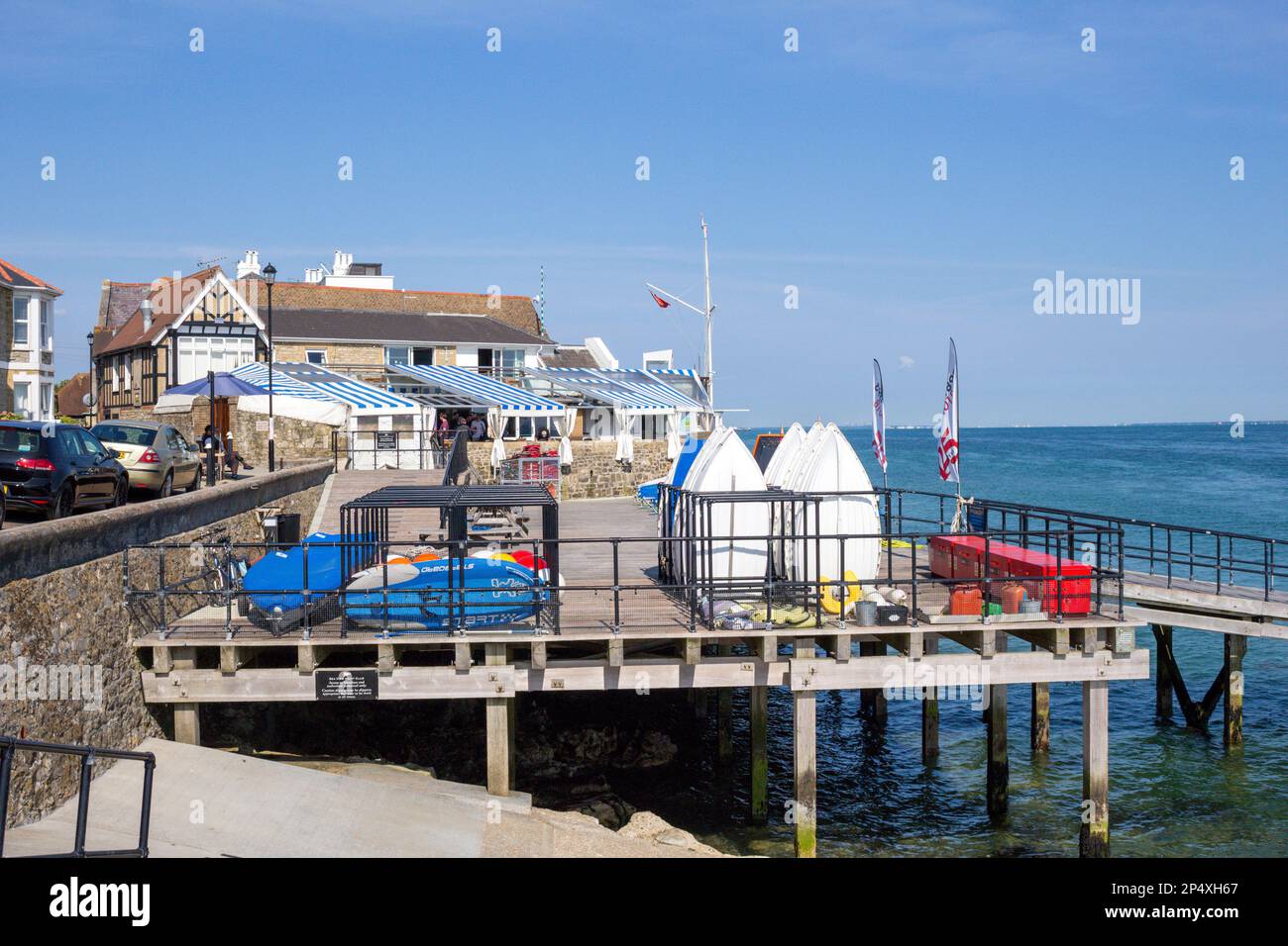 Seagrove Bay, Nettlestone and Seaview, Isle of Wight, UK Stock Photo ...